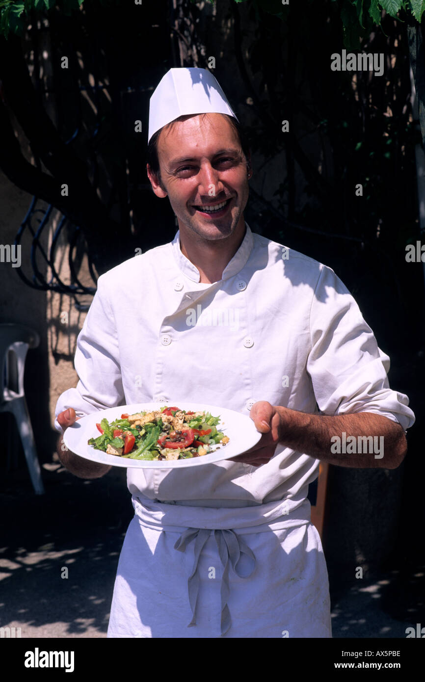 French chef showing French food in Avignon Provence France Stock Photo ...