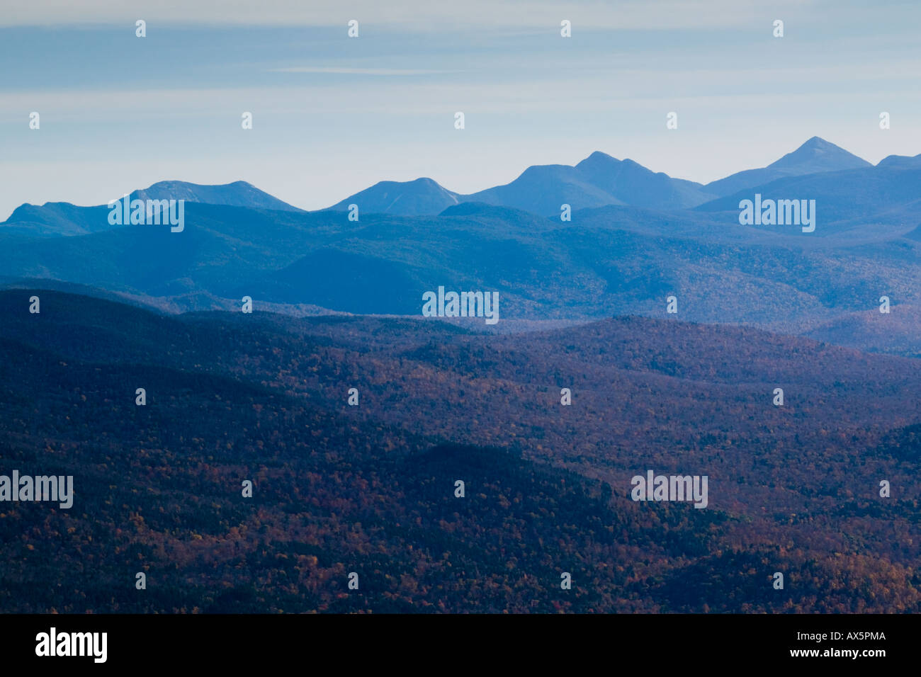 High Peaks Region Adirondack Mountains Essex County New York Stock ...