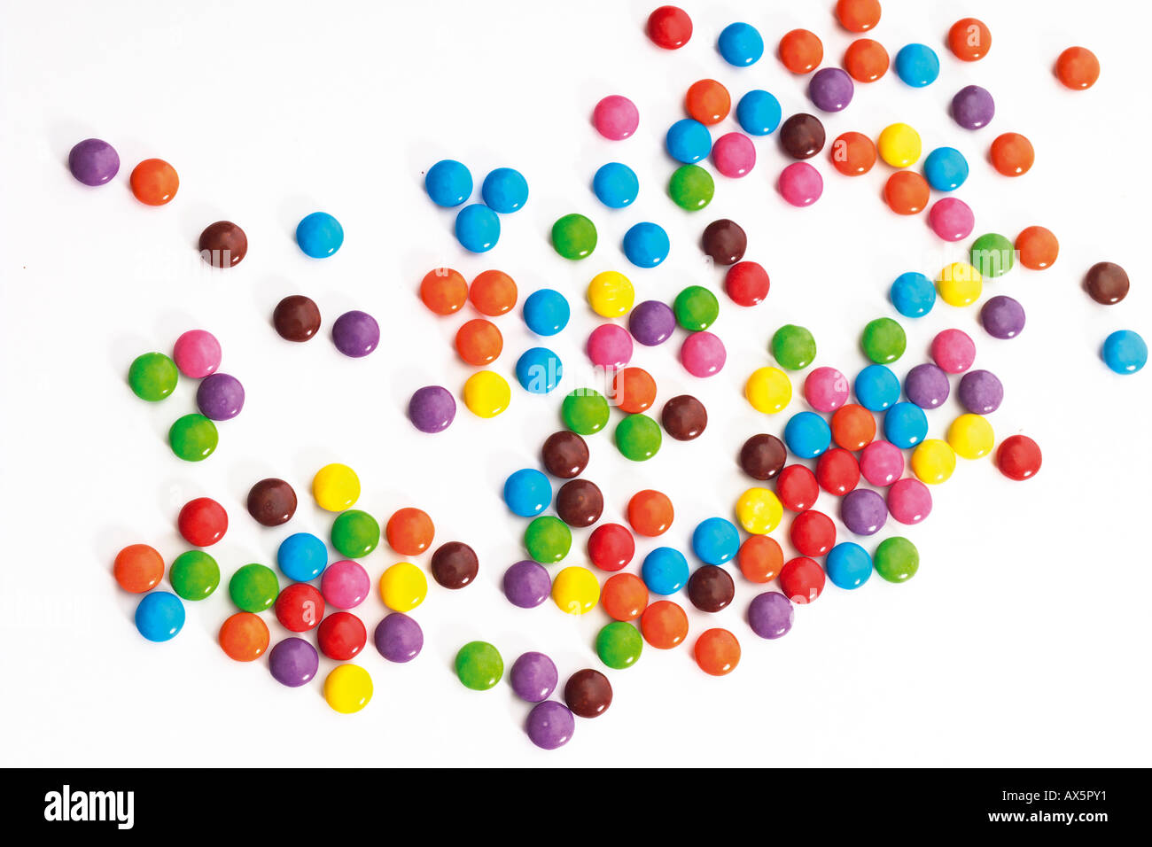 Colored chocolate candies Stock Photo - Alamy