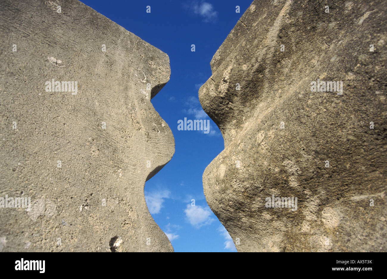 Sculpture in the Roman quarry St.Margarethen Stock Photo - Alamy