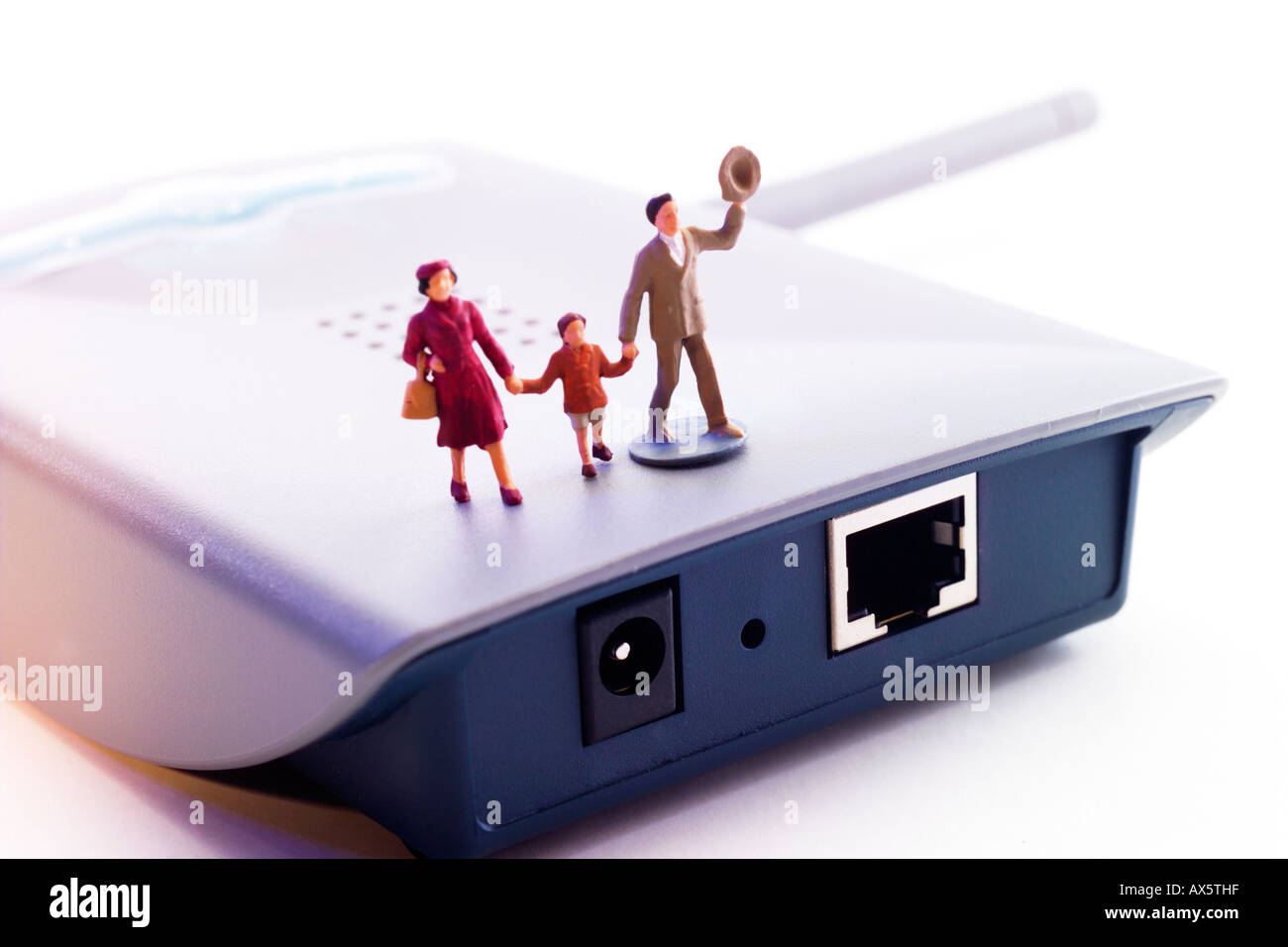 Wireless Lan station Stock Photo - Alamy