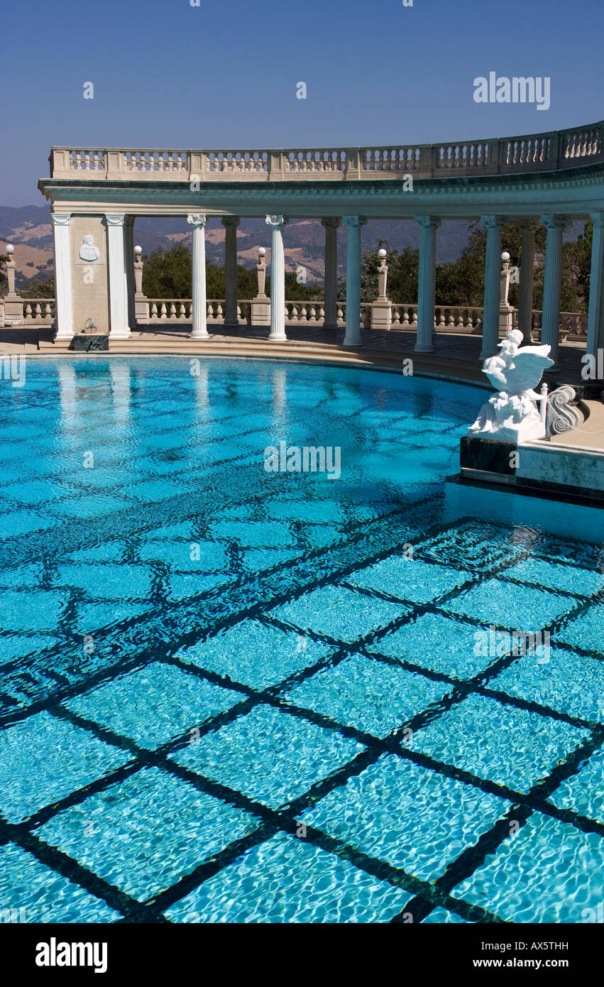 Neptune Pool Hearst Castle San Simeon California USA Stock Photo - Alamy