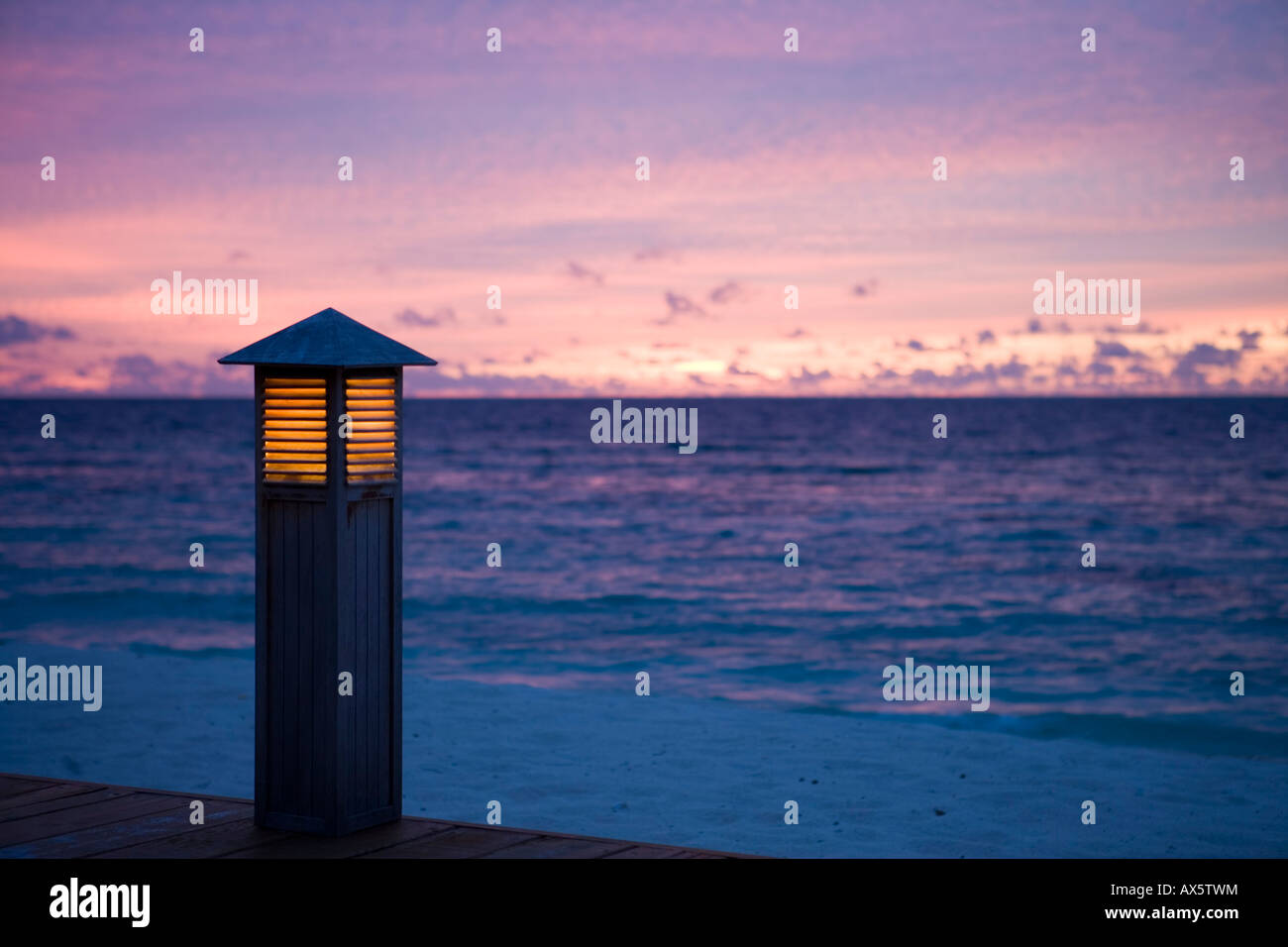 Lantern at the beach Stock Photo - Alamy