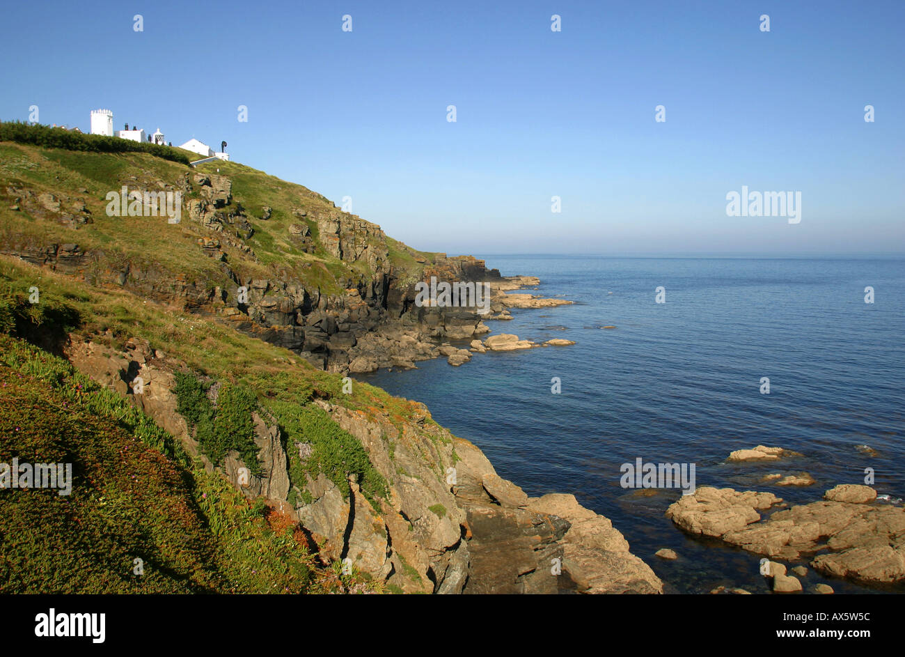 Lizard Point Cornwall UK Stock Photo - Alamy