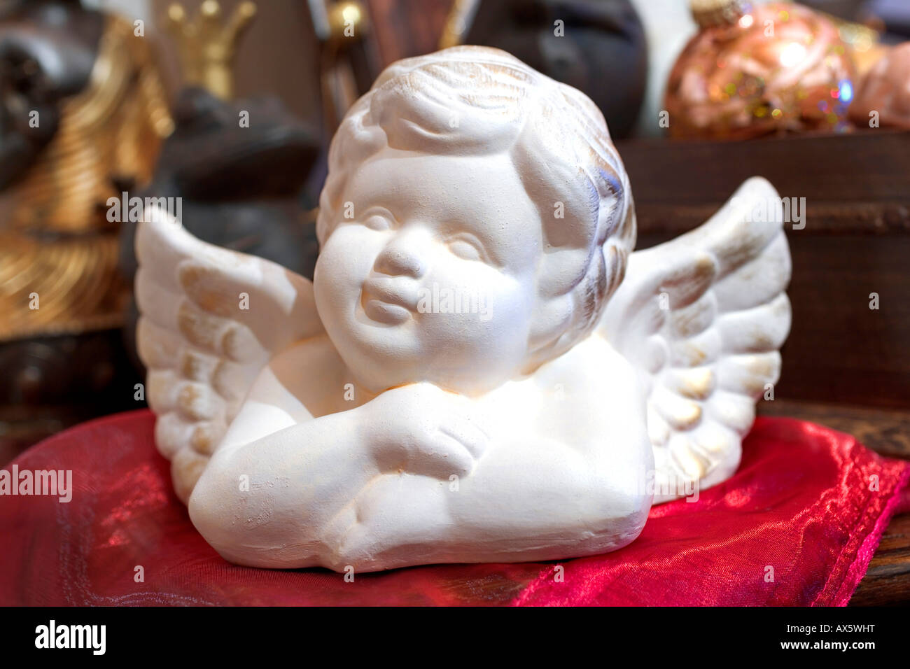Christmas angel, cherub Stock Photo - Alamy