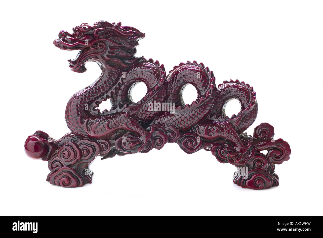 Chinese dragon, Feng Shui symbol for riches, luck and wealth Stock ...