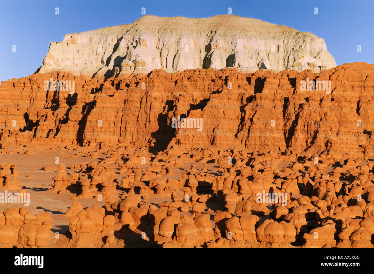 Sandstone formations, Goblin Valley State Park, Utah, USA Stock Photo ...