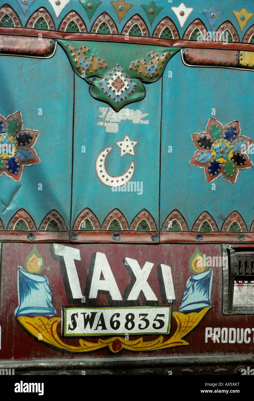 Pakistani taxi, Rawalpindi Stock Photo - Alamy