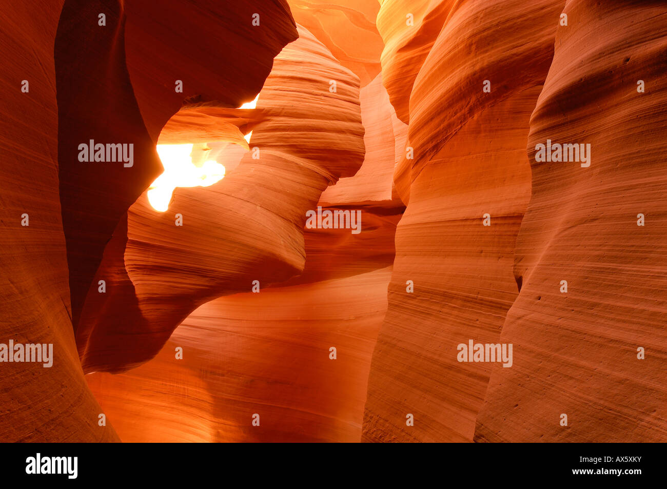 Sandstone formations at Lower Antelope Canyon, Slot Canyon Arizona, USA ...