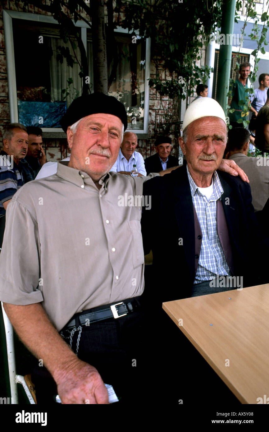 Portrait of men in tough area of Kosovo in Montenegro Stock Photo - Alamy