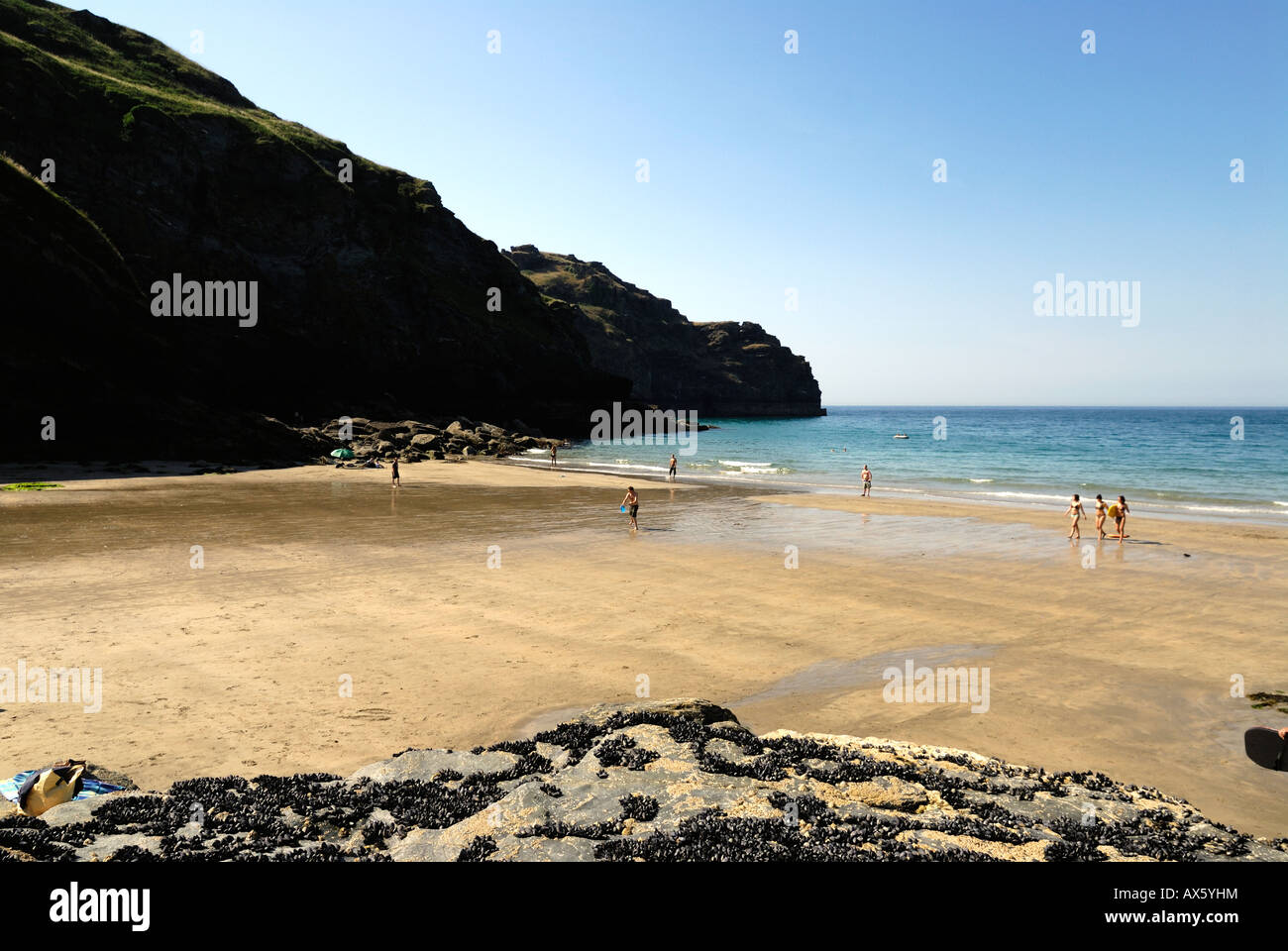 Bossiney cove hi-res stock photography and images - Alamy