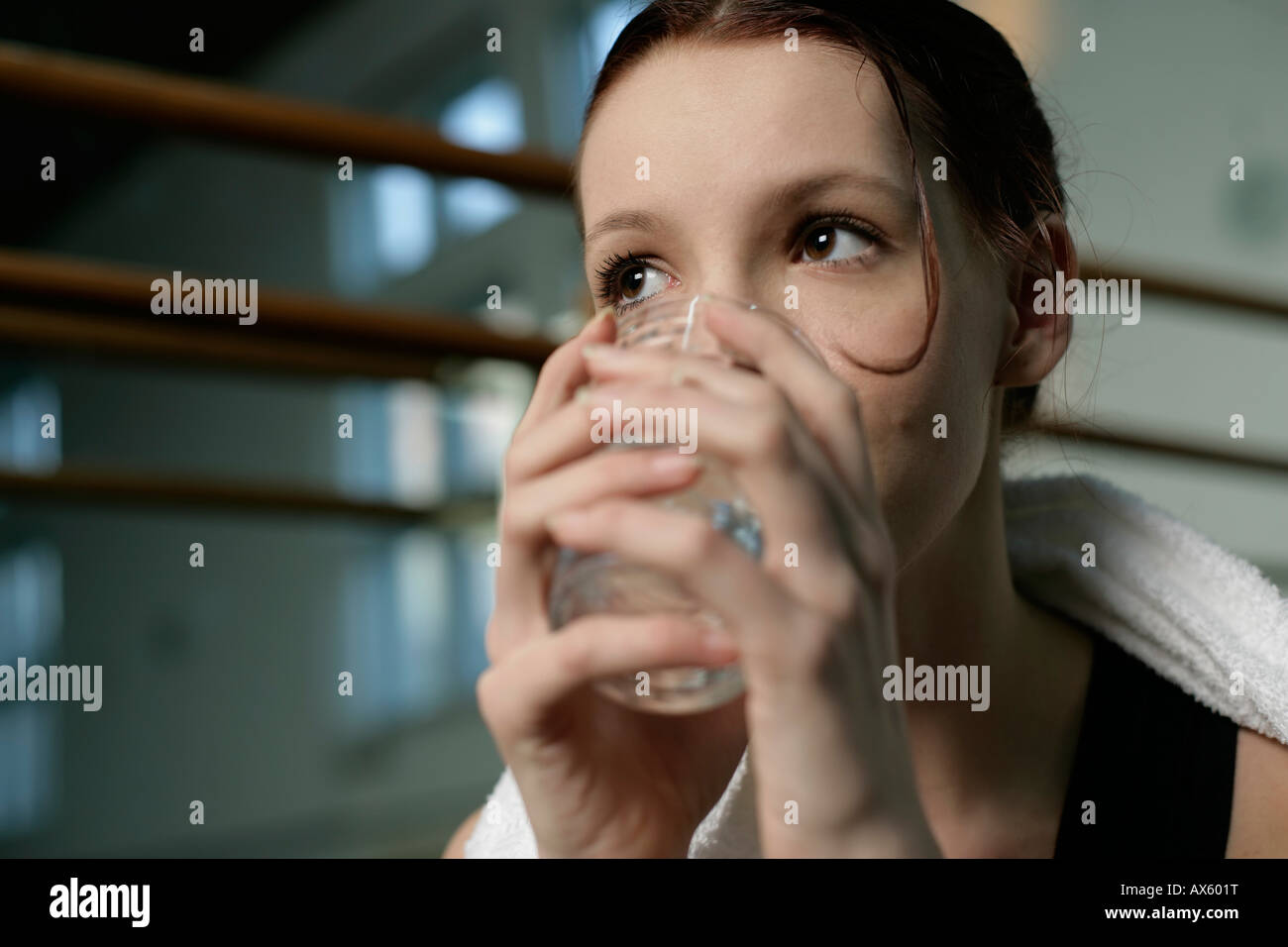 Dancer drinking water hi-res stock photography and images - Alamy