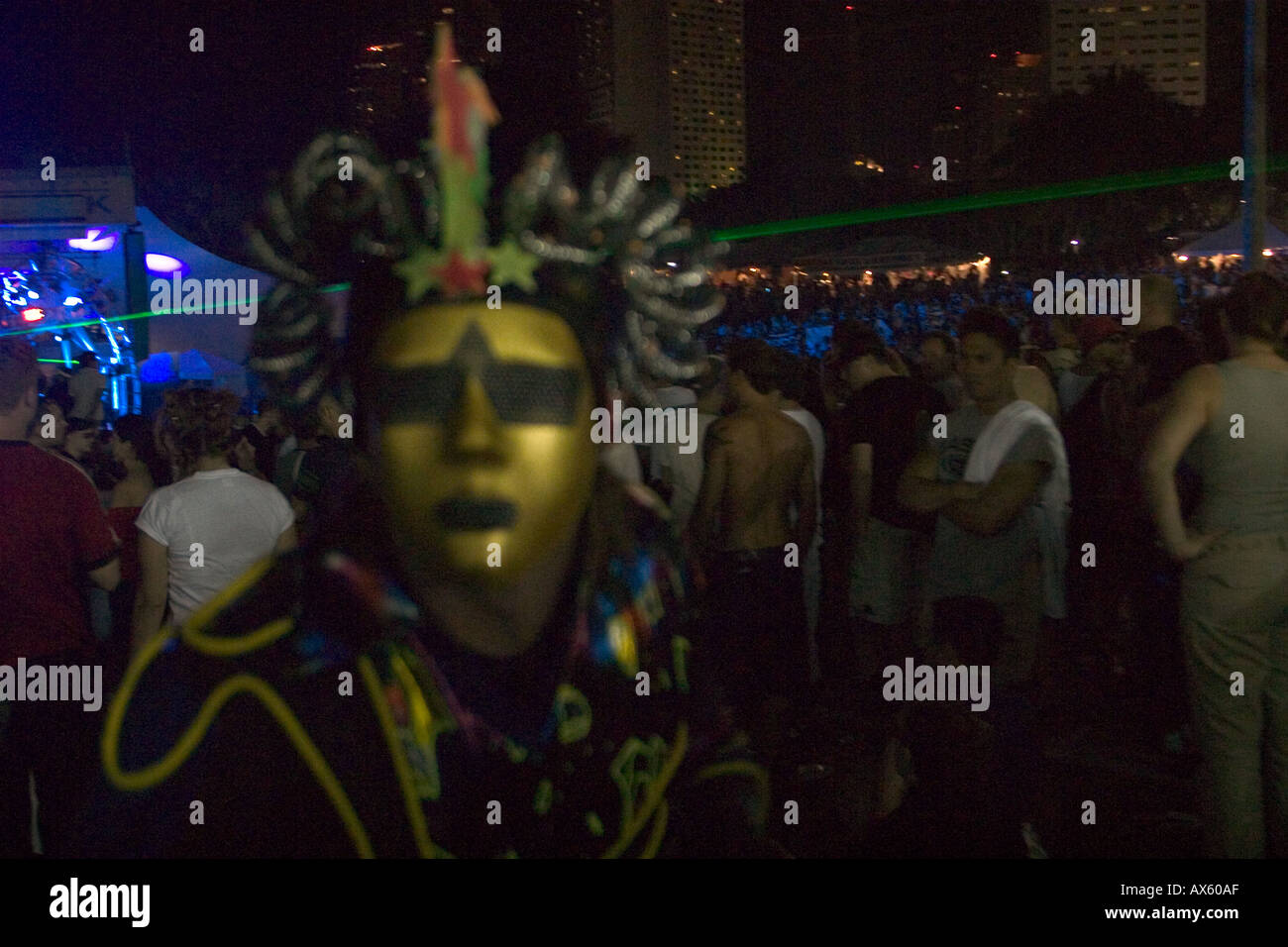 Outdoor clubbing Nightclubbing MWC 2004 MIAMI DJ S WORLDWIDE Stock ...