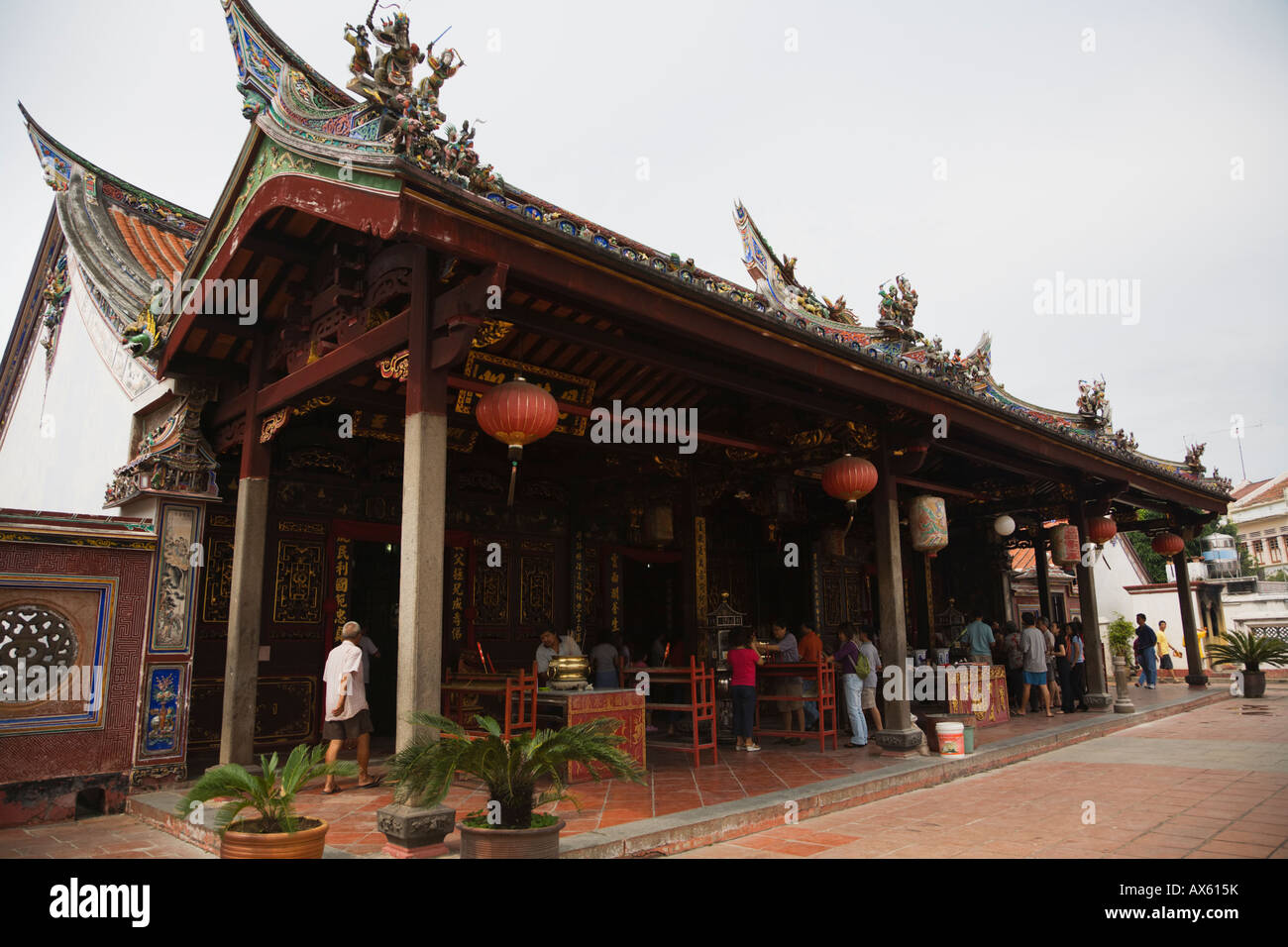 Cheng Hoon Teng temple in Chinatown Melaka Malaysia Stock Photo - Alamy