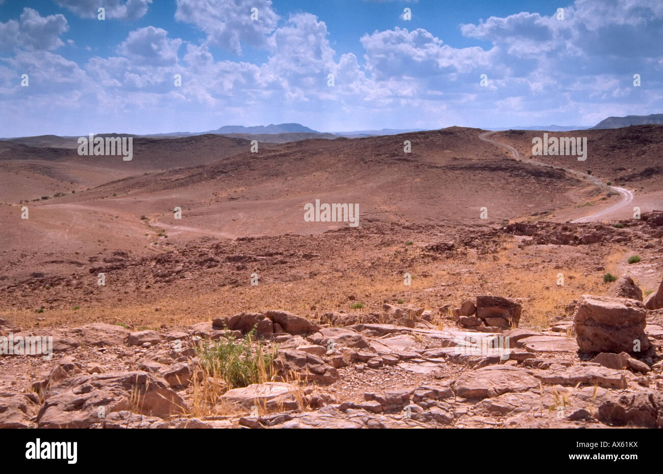 Israel, Desert Scene in the Judean Desert few miles away from the dead ...