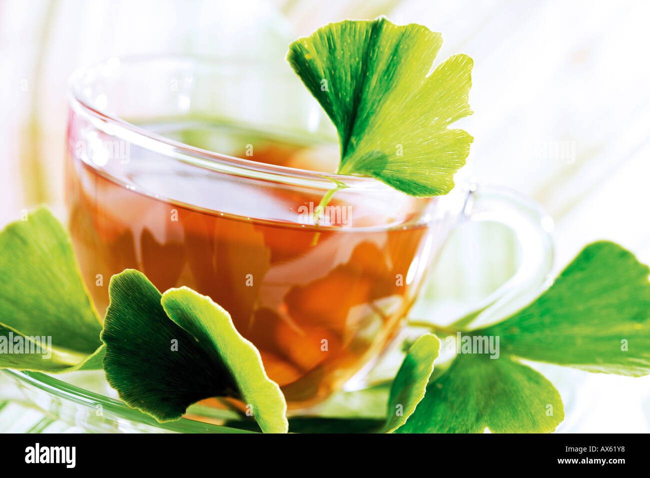 Ginko tea hi-res stock photography and images - Alamy