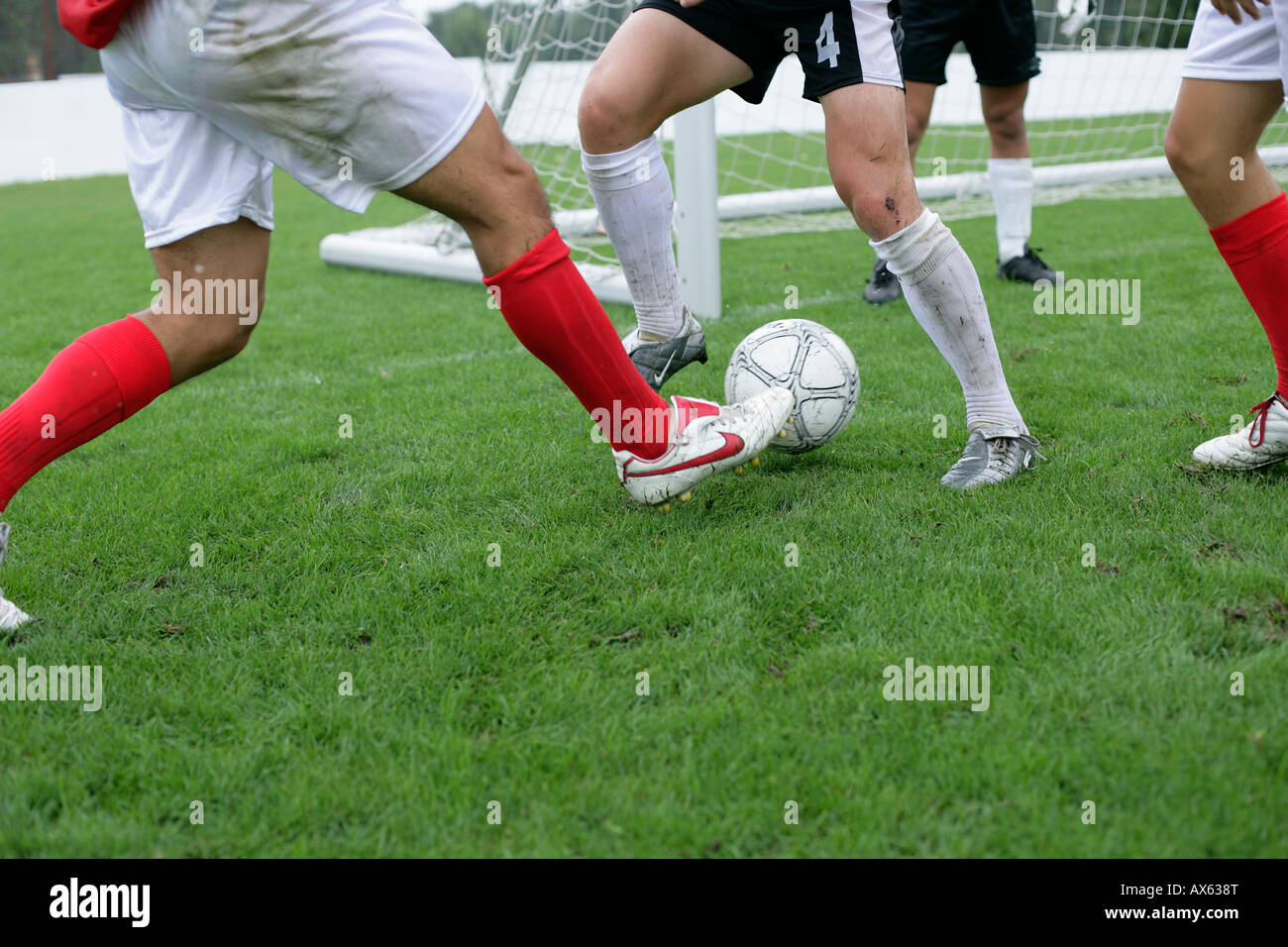Soccer player in action Stock Photo - Alamy