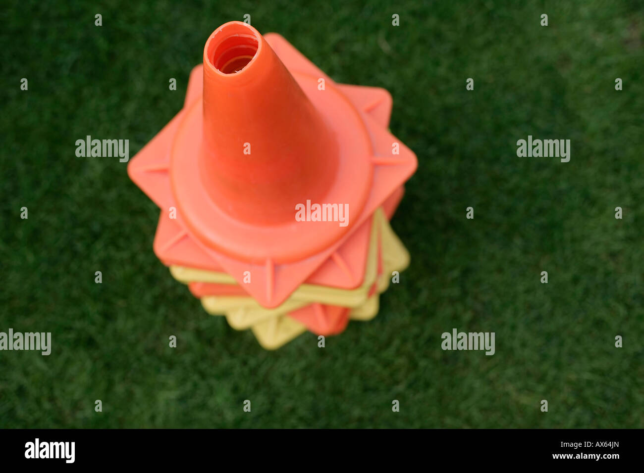 Orange pylons horizontal hi-res stock photography and images - Alamy