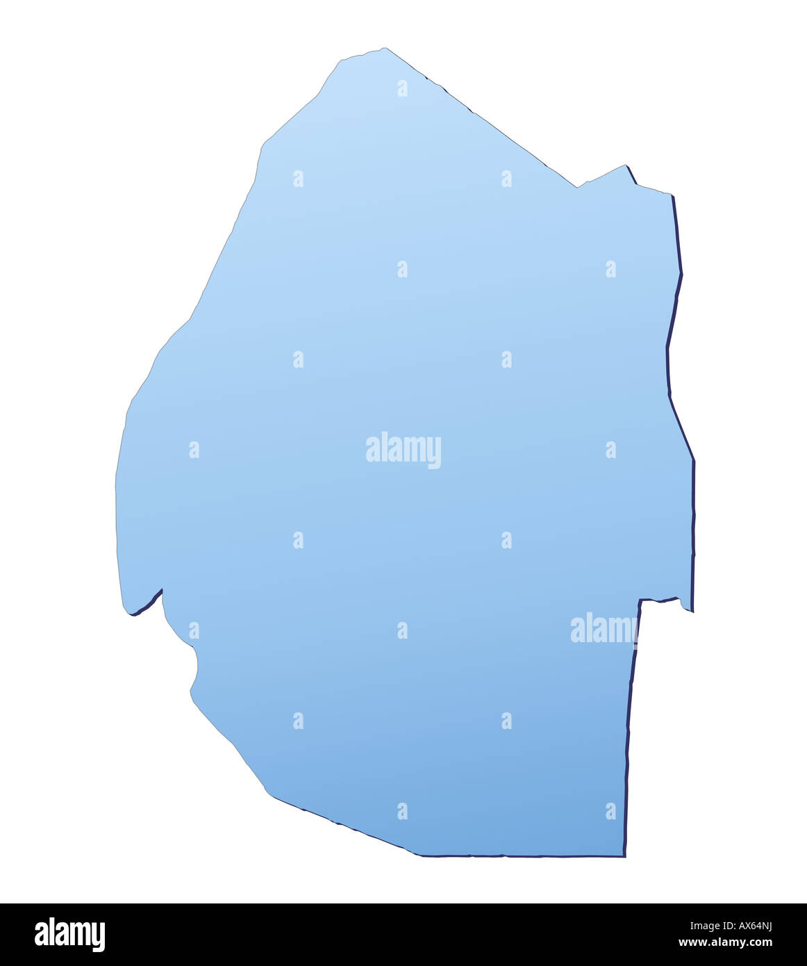 Map of swaziland hi-res stock photography and images - Alamy