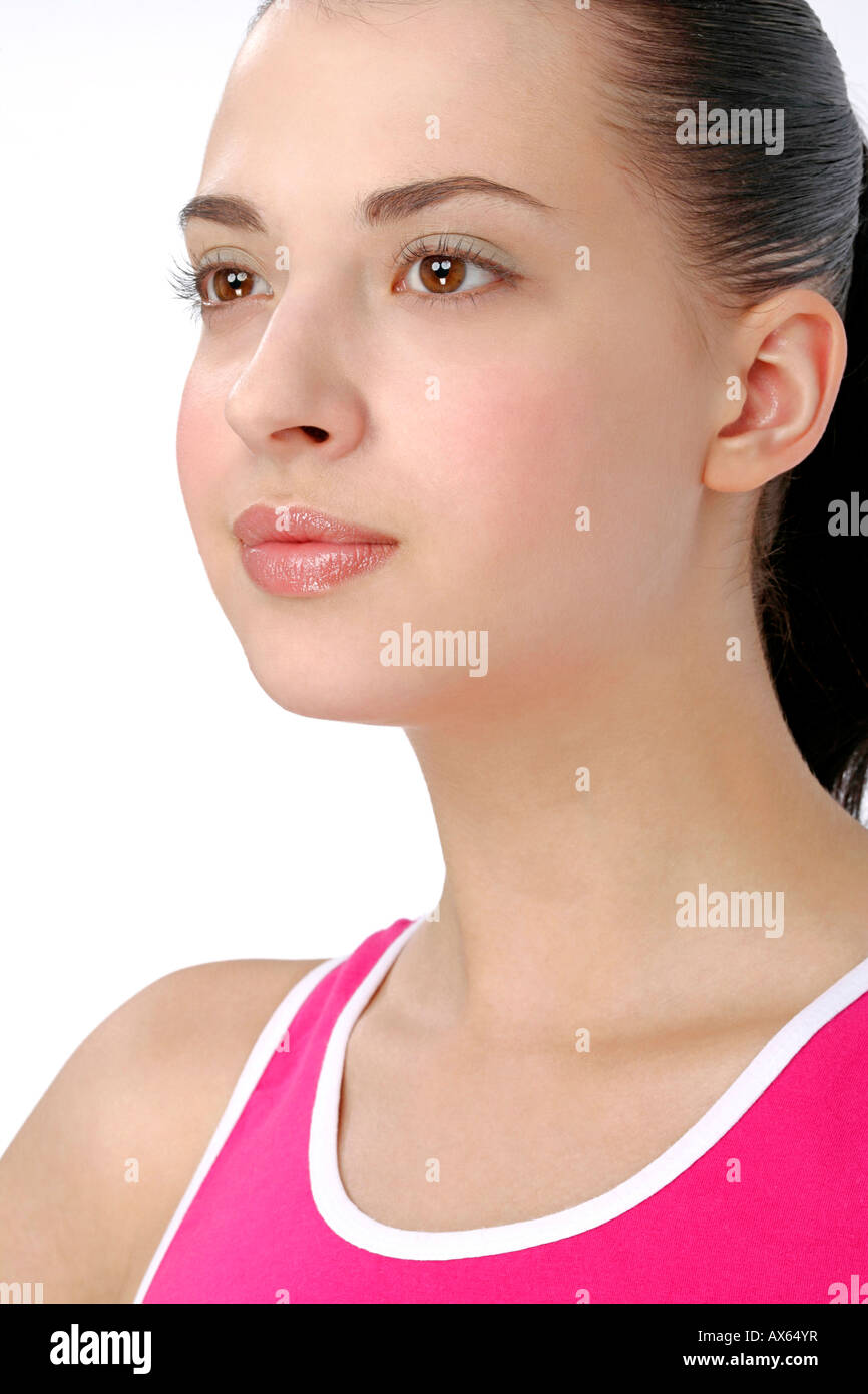 Portrait Of Young Woman Stock Photo Alamy portrait-of-young-woman-stock-photo-alamy