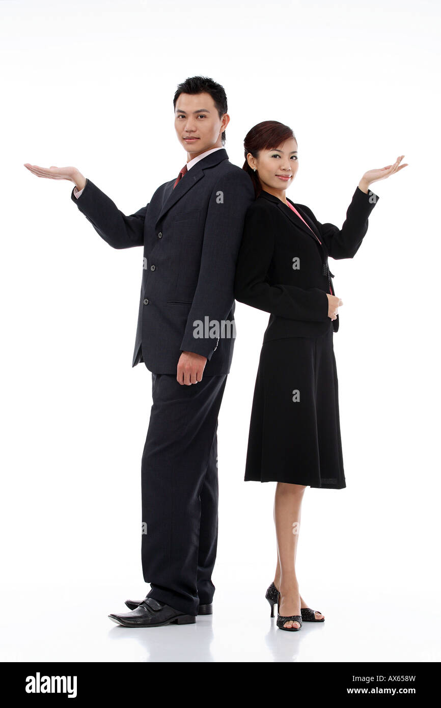 Businessman and Businesswoman Stock Photo - Alamy
