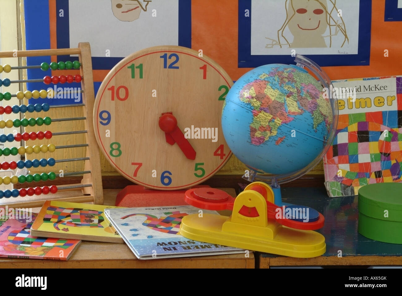 school still life Stock Photo - Alamy