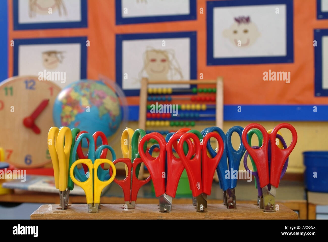 still life of scissors in a junior school Stock Photo - Alamy