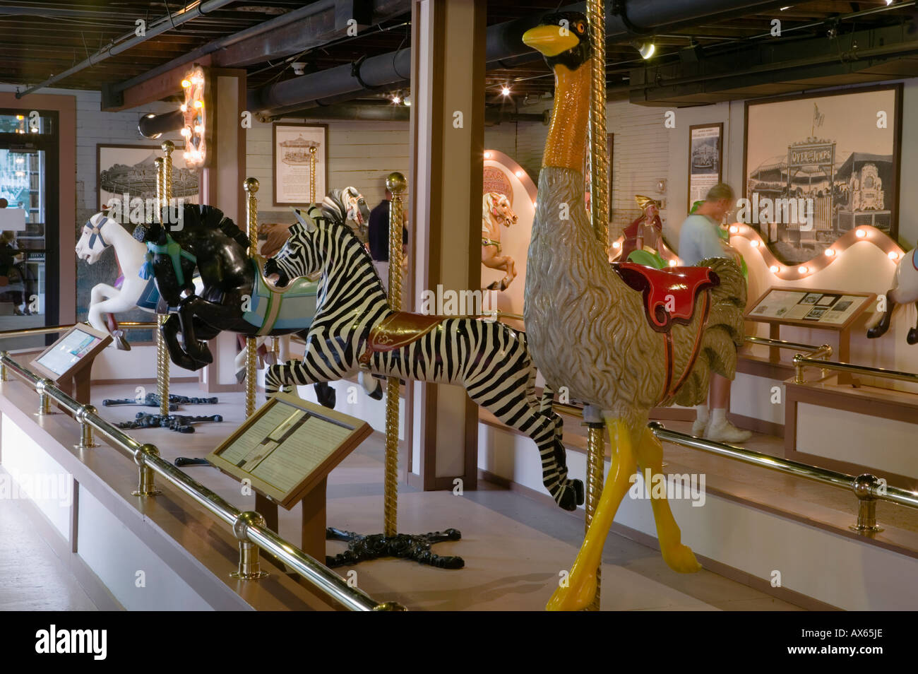 Herschell carousel factory and museum hi-res stock photography and ...
