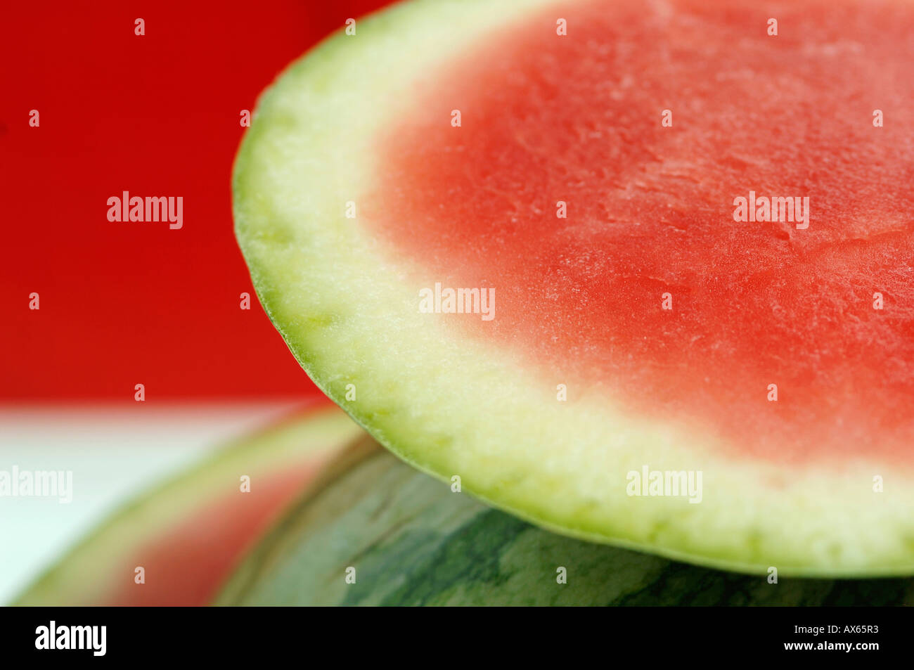 Slice of watermelon, detail Stock Photo - Alamy