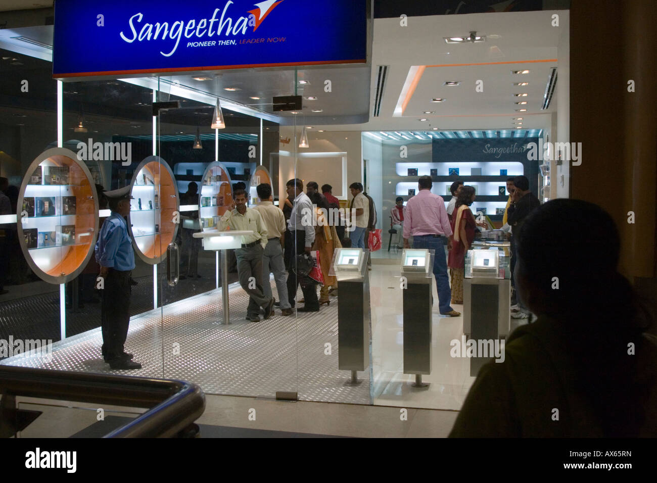 Shops inside a modern Indian shopping mall and shopping centre Stock ...