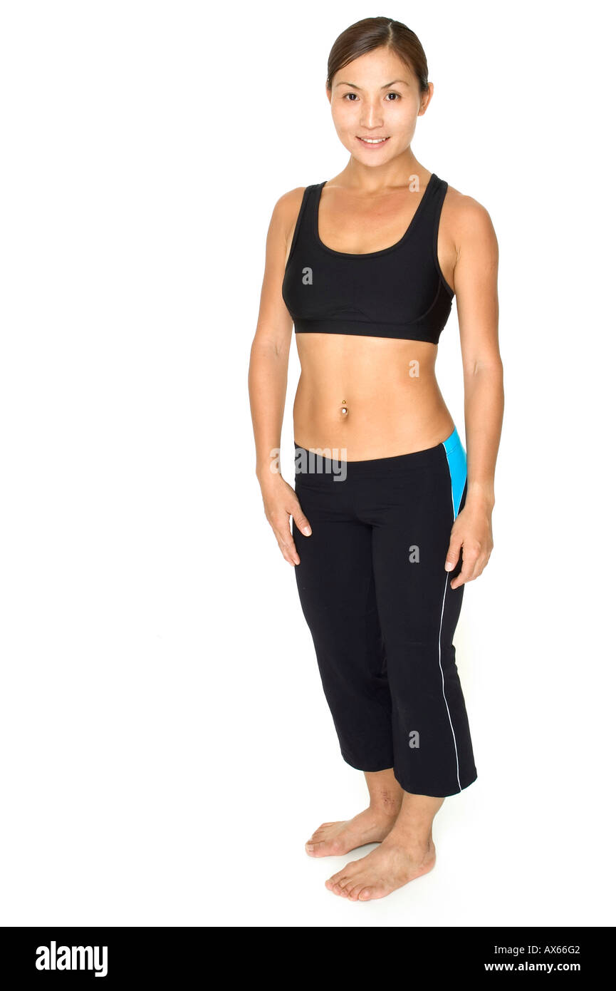 A female fitness trainer Stock Photo - Alamy