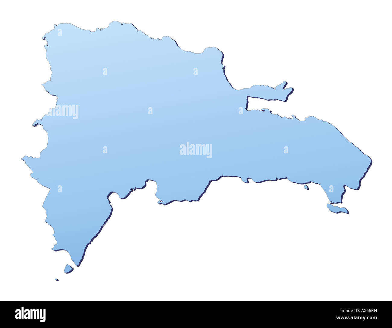 Dominican republic map hi-res stock photography and images - Alamy