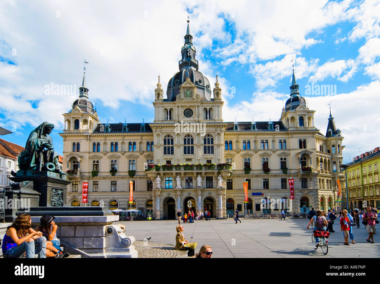 Town hall / Graz Stock Photo - Alamy