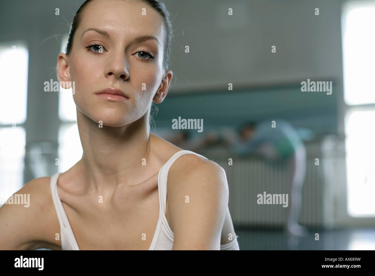Portrait Of A Female Ballet Dancer High Resolution Stock Photography ...