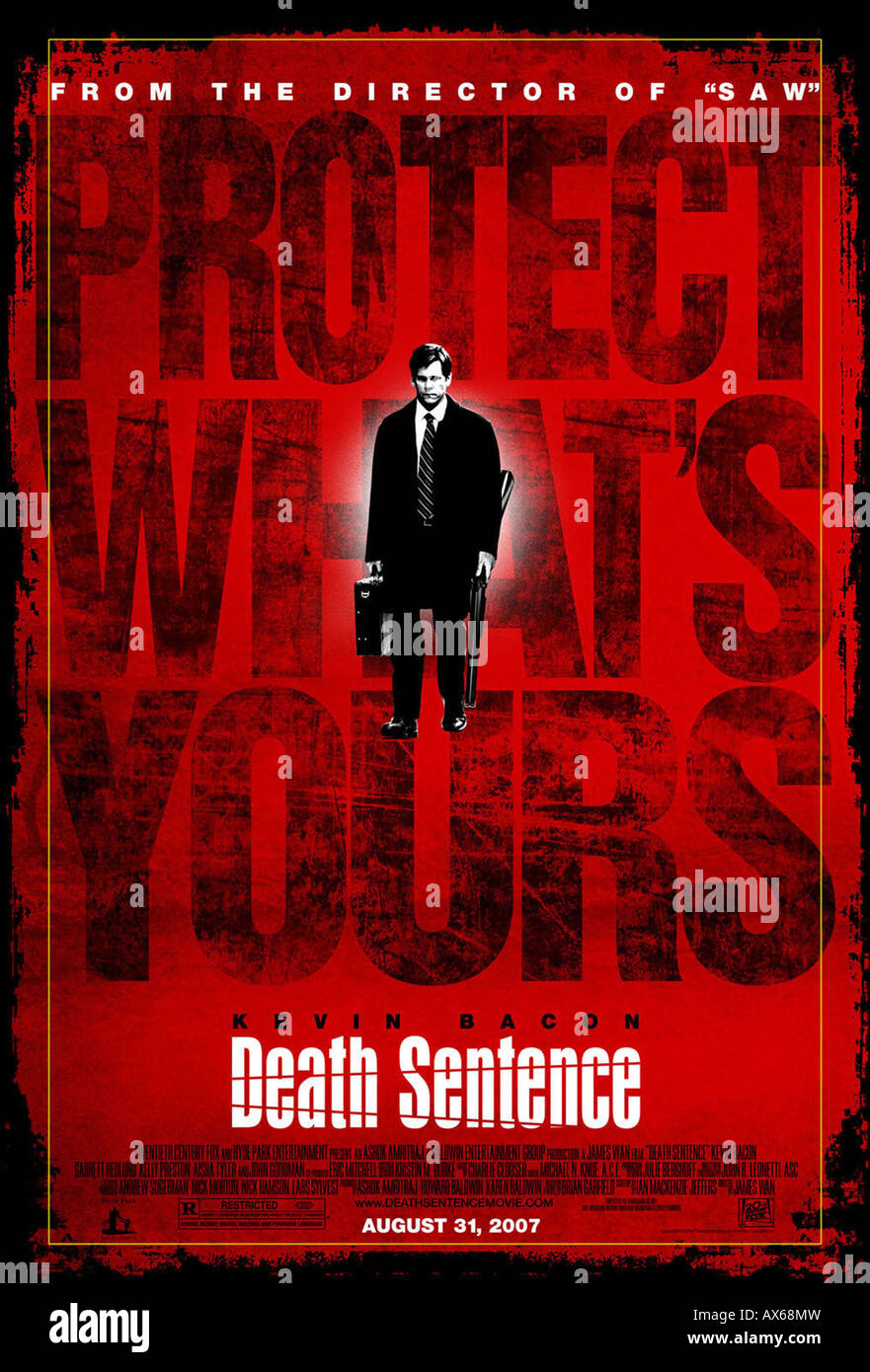 Death Sentence year 2007 Director James Wan movie poster fr Stock Photo ...