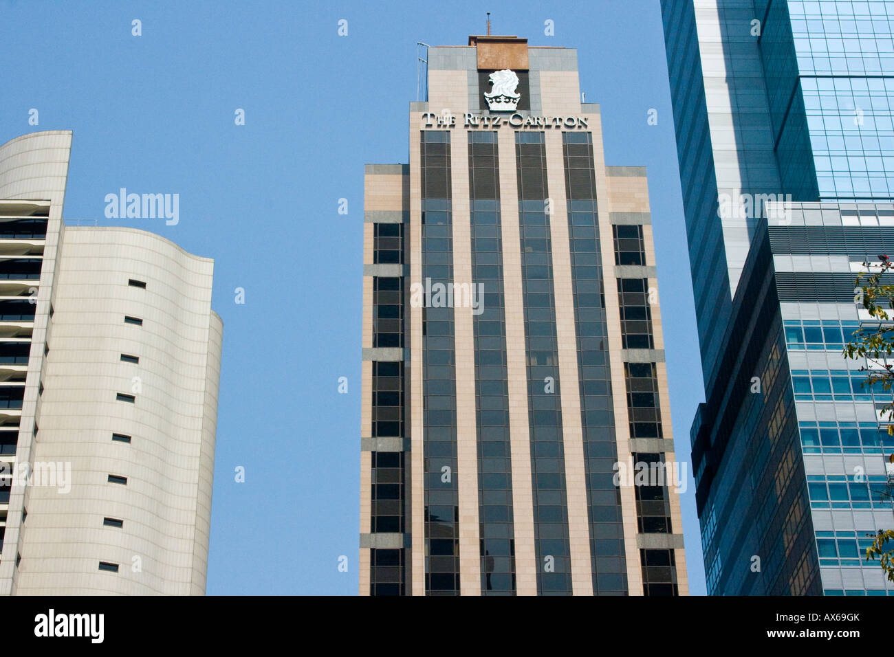 Ritz Carlton Building in Admiralty Hong Kong Stock Photo - Alamy