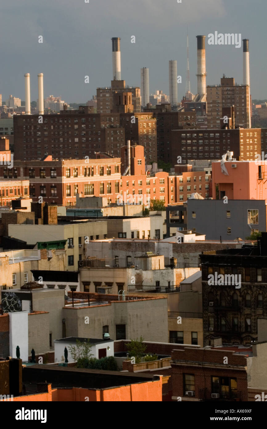 New York City rooftops and stacks Stock Photo - Alamy