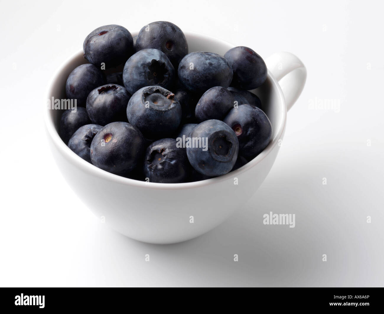 A cup full of blueberries ingredients editorial food Stock Photo - Alamy