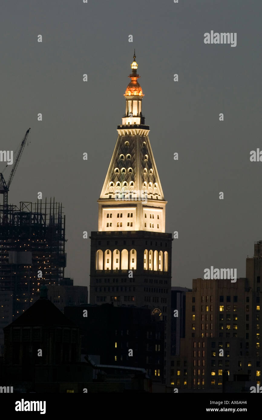 Metropolitan Life Insurance Tower New York City Stock Photo - Alamy