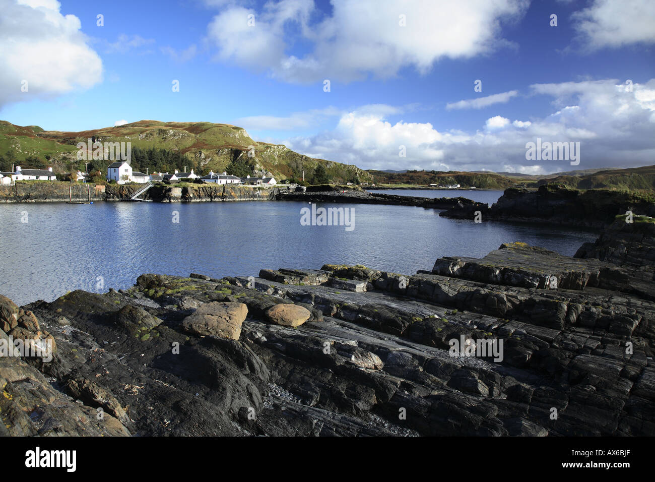 Easdale on the Isle of Seil Scotland Stock Photo - Alamy