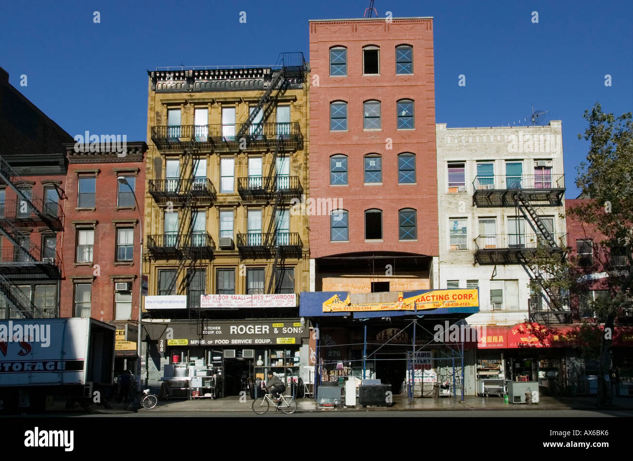 The Bowery New York City Stock Photo - Alamy