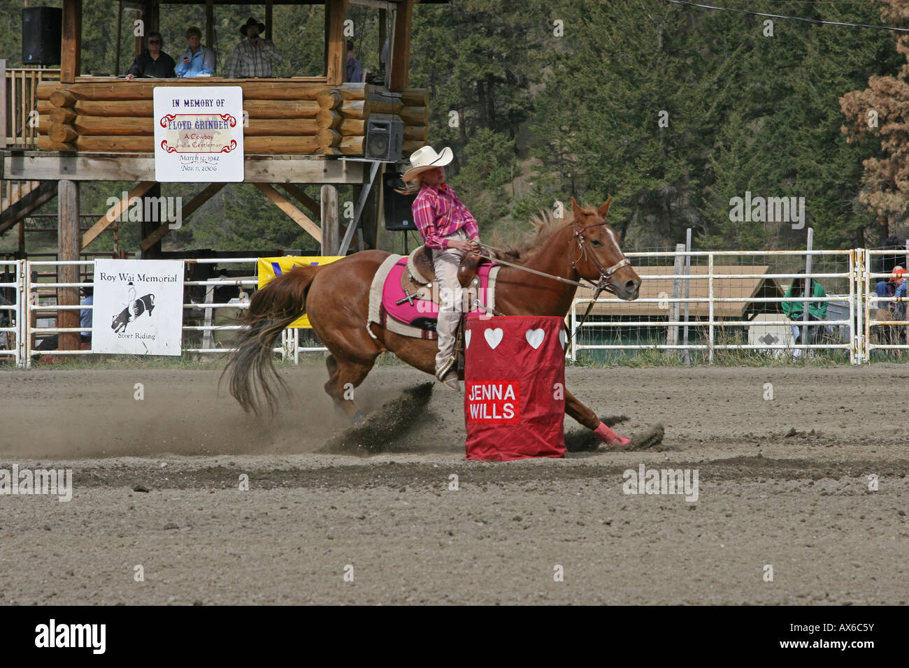 Barrel race rodeo girl hi-res stock photography and images - Alamy