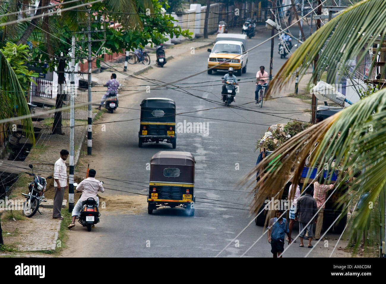 Street Scene in Cochin India Stock Photo - Alamy