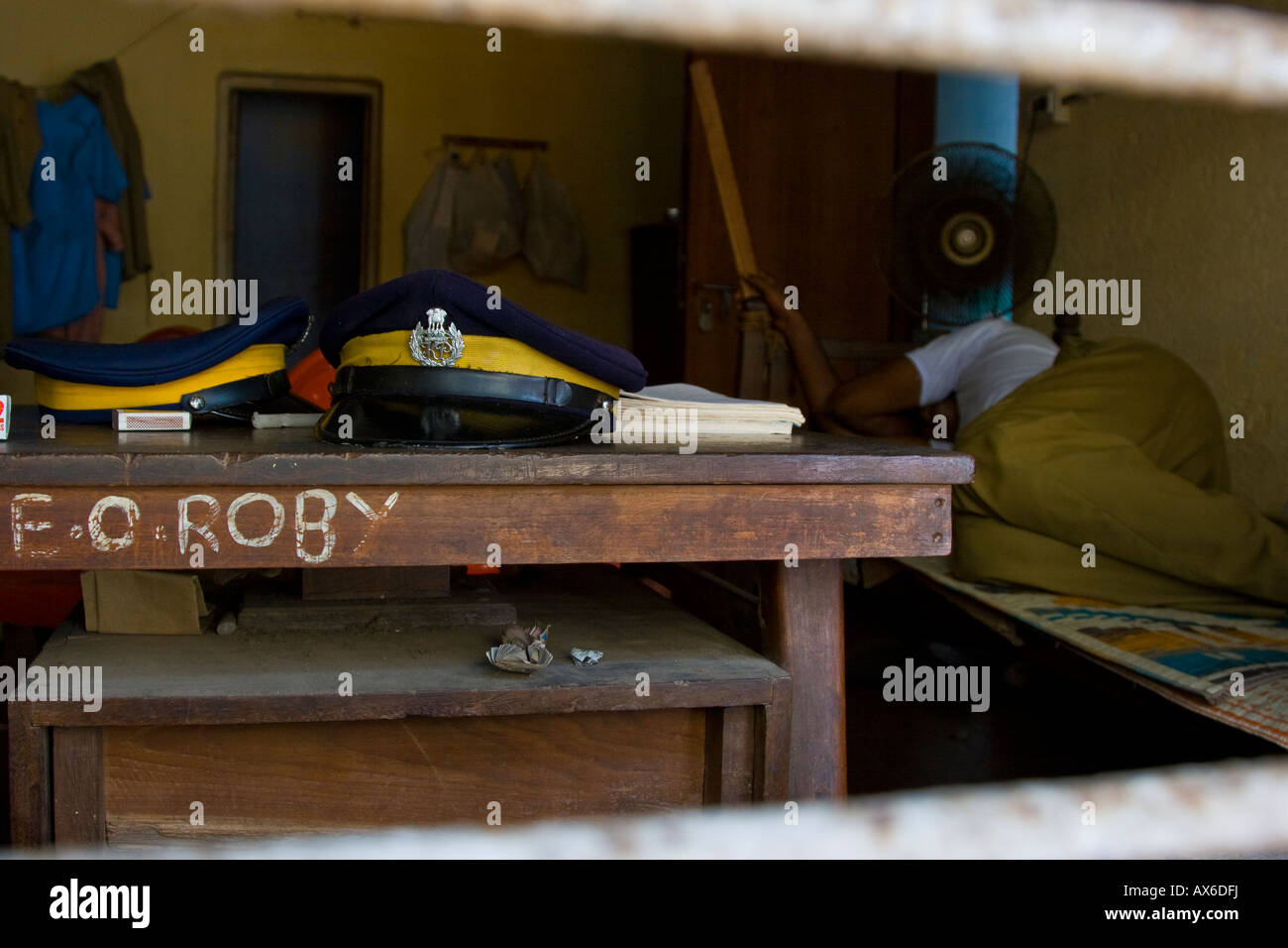 Sleeping policeman hi-res stock photography and images - Alamy