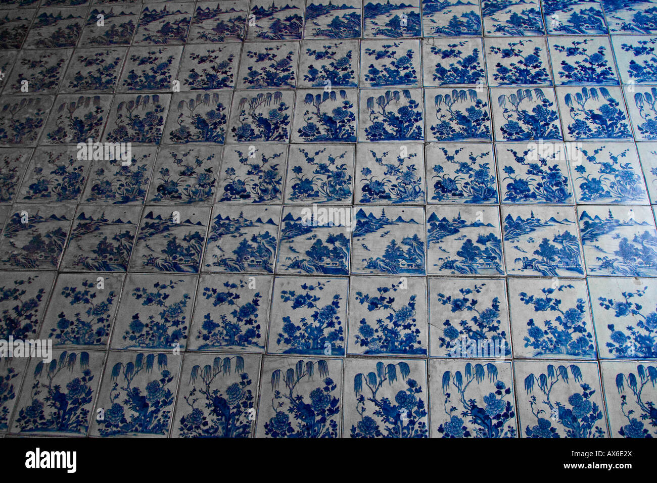 Chinese Tiles brought from China for the Synagogue in Jew Town in ...