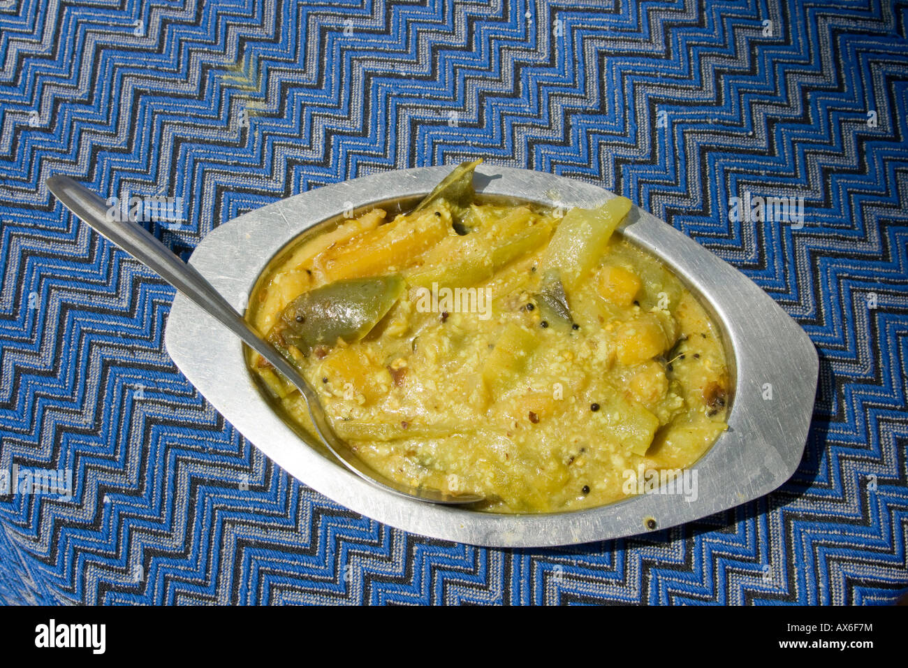Aviyal South Indian Keralan Food in Varkala India Stock Photo - Alamy
