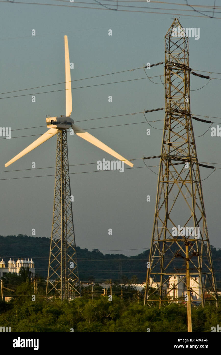 Wind Power Generation Turbines near Kanyakumari in Tamil Nadu India ...