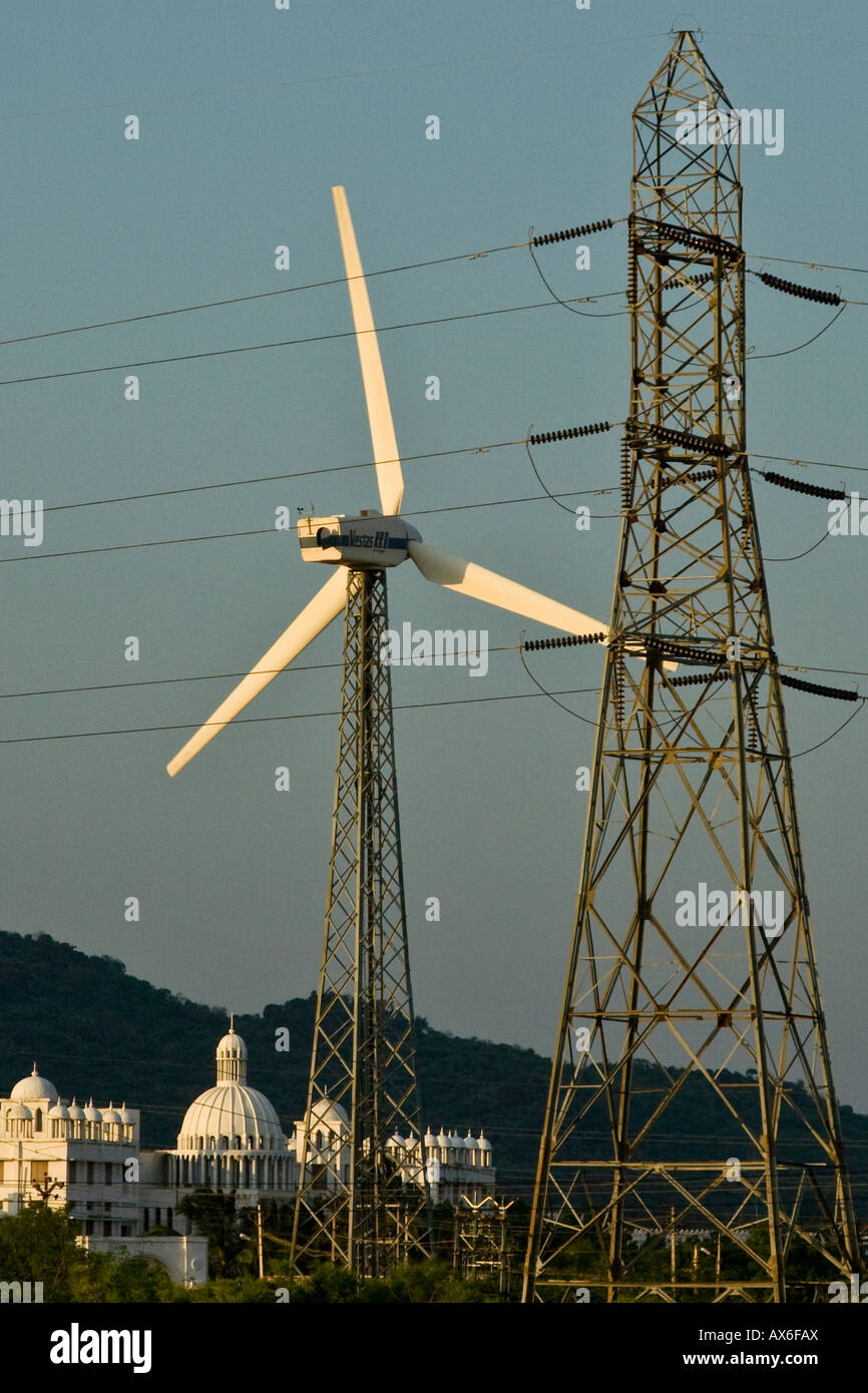 Wind Power Generation Turbines near Kanyakumari in Tamil Nadu India ...