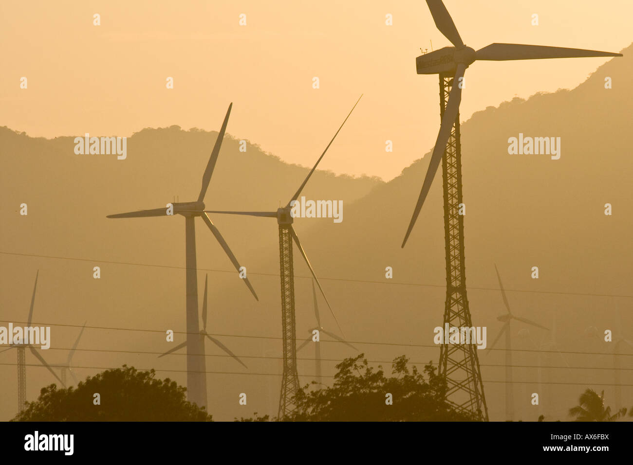 Wind Power Generation Turbines near Kanyakumari in Tamil Nadu India ...