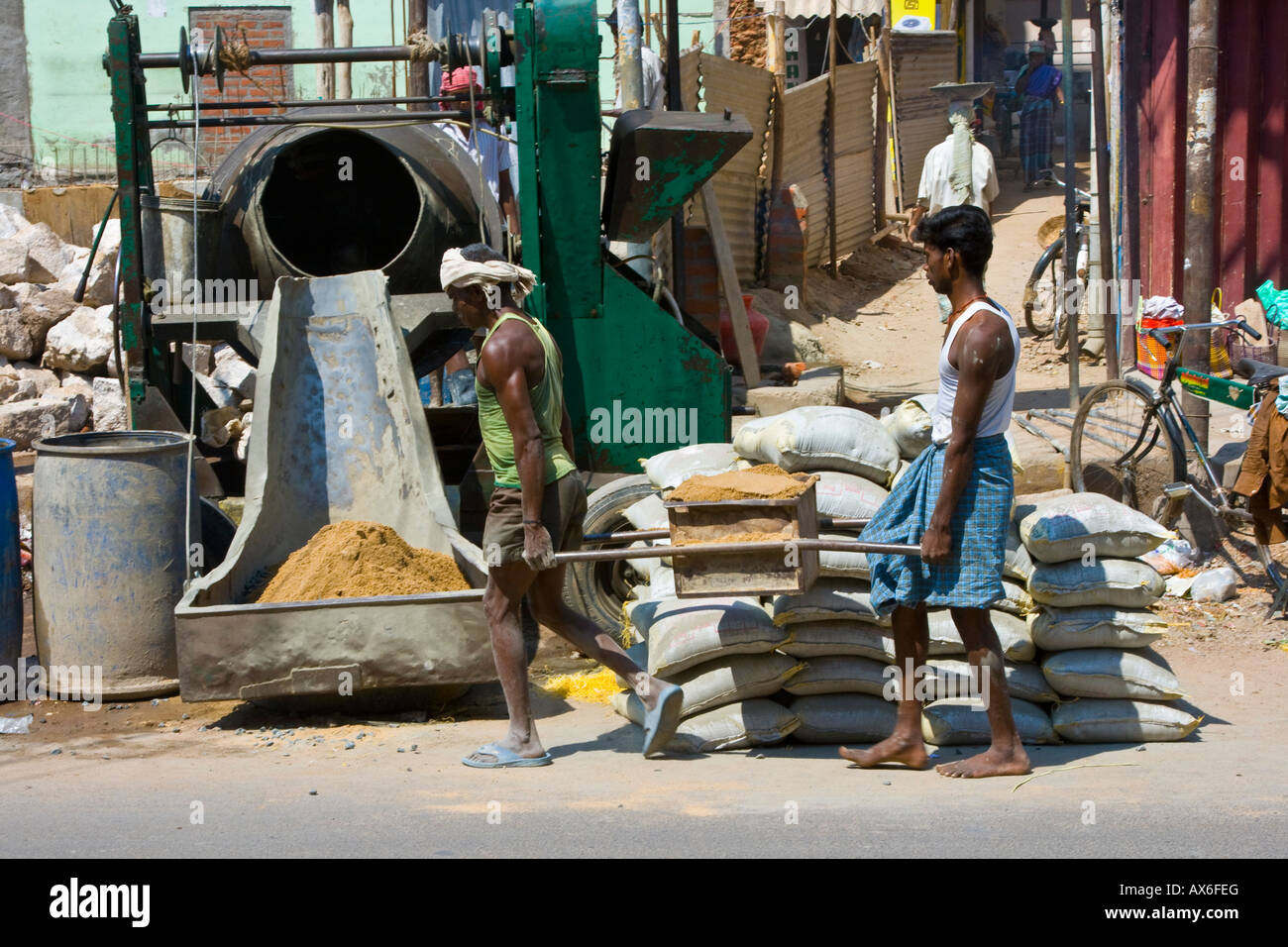 India building construction hi-res stock photography and images - Alamy